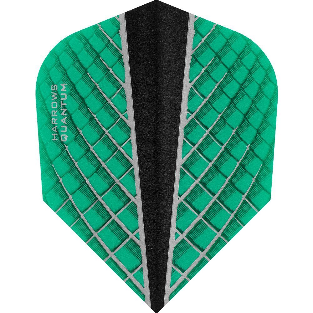 Harrows Quantum X Flights - Std No6 - 100 micron - Jade – 9Dartfinish