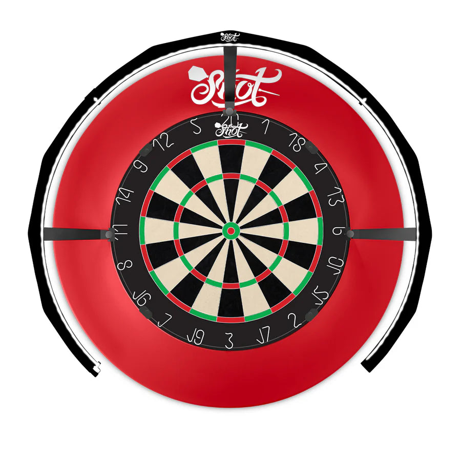 Shot Lumen Core - LED Dartboard Lighting System - Black – 9Dartfinish